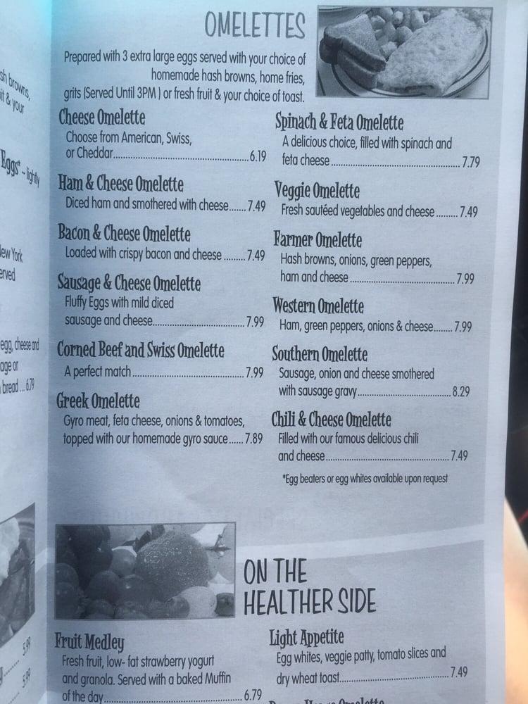 Menu at Honey Tree Cafe, Sarasota
