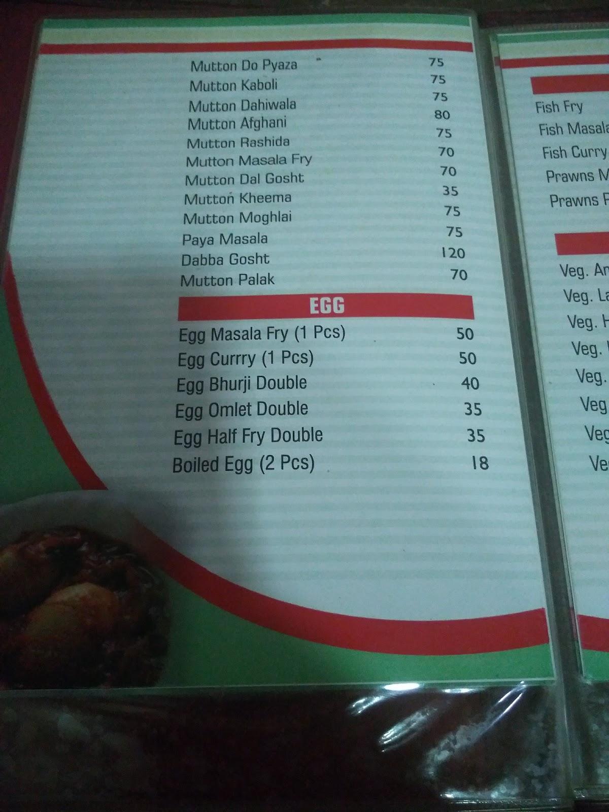 Menu at New Kayani Restaurant & Stores, Mumbai, Shop No. 126 Cama House