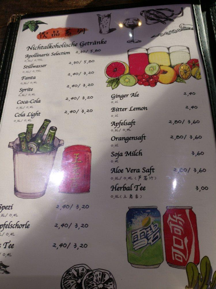 Menu at China Restaurant Three Kingdoms, Düsseldorf