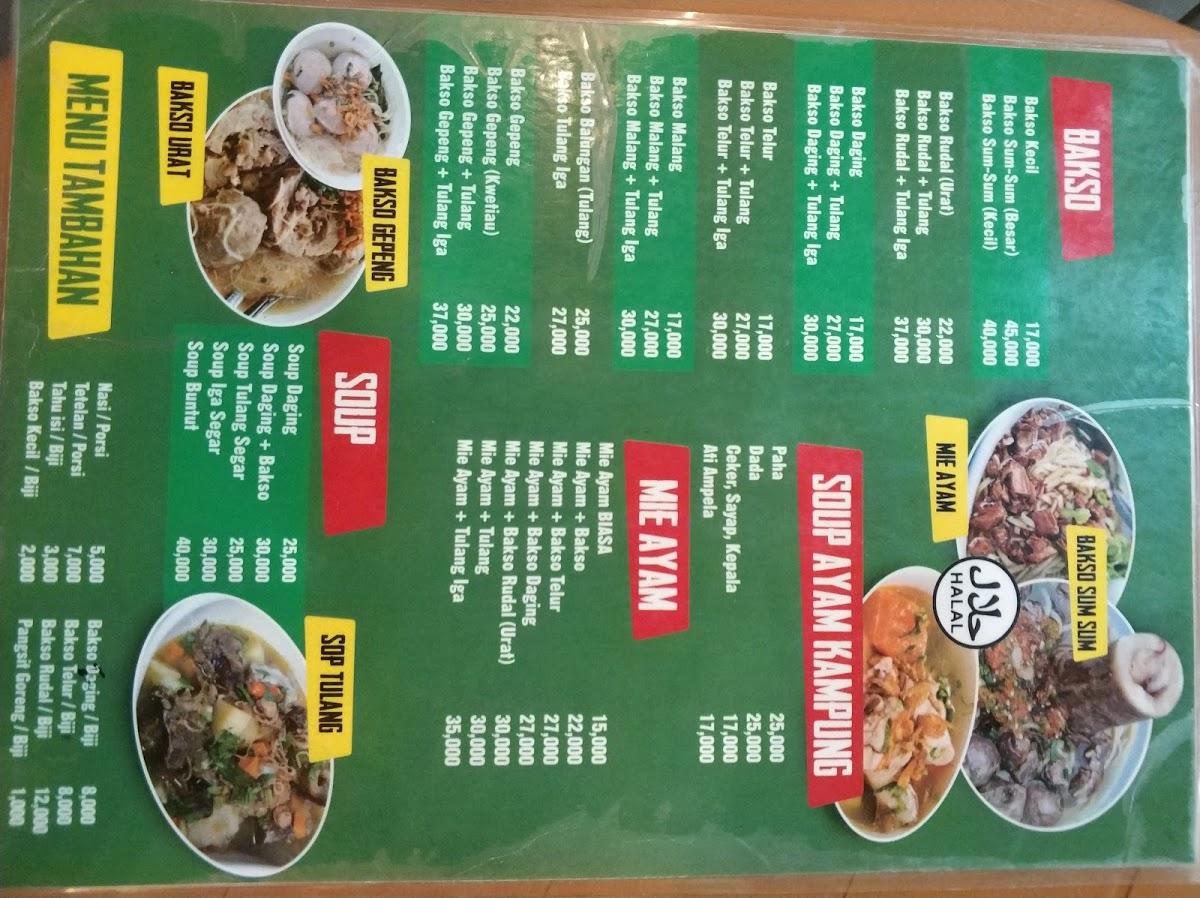 Menu at Burger Bangor - Megalegenda restaurant, Batam