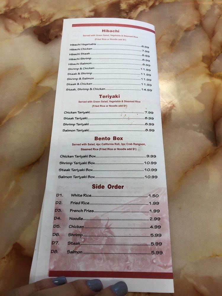 Carta del restaurante Sumo Teppanyaki Express, Haines City