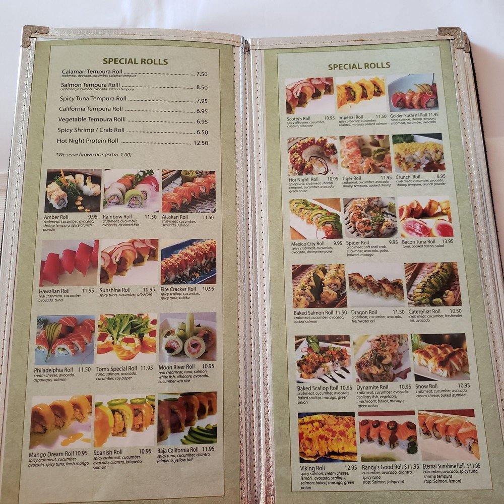 Menu at Sushi Ni restaurant, Glendora
