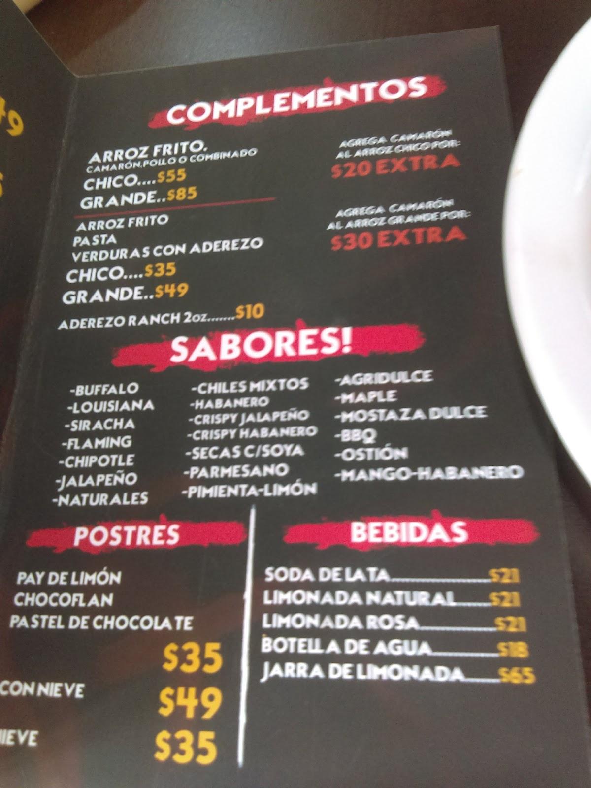Carta del restaurante Sushigada, Ciudad Juarez, Ramón Rayón 9181