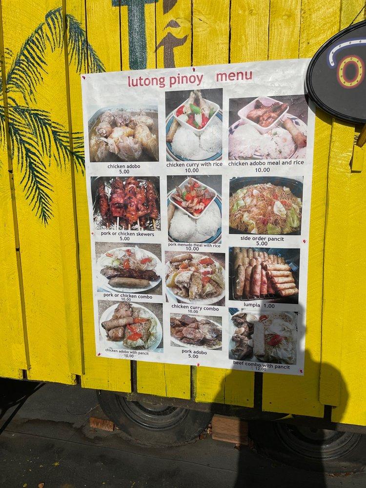 Menu at Lutong Pinoy, Ellensburg