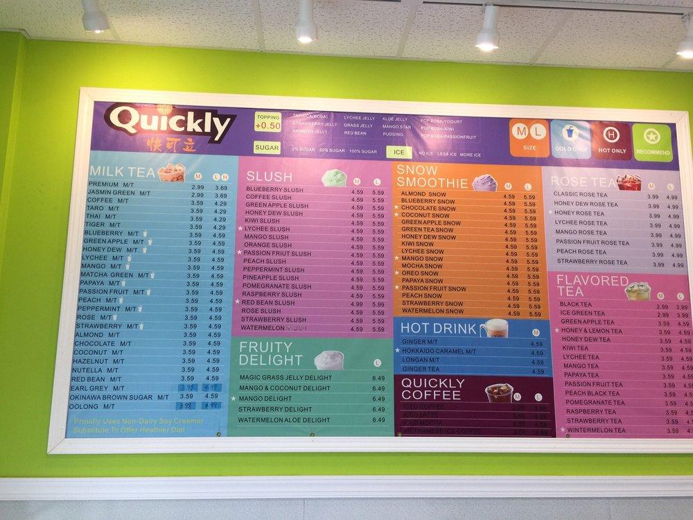 Menu at Quickly pub & bar, Morrisville