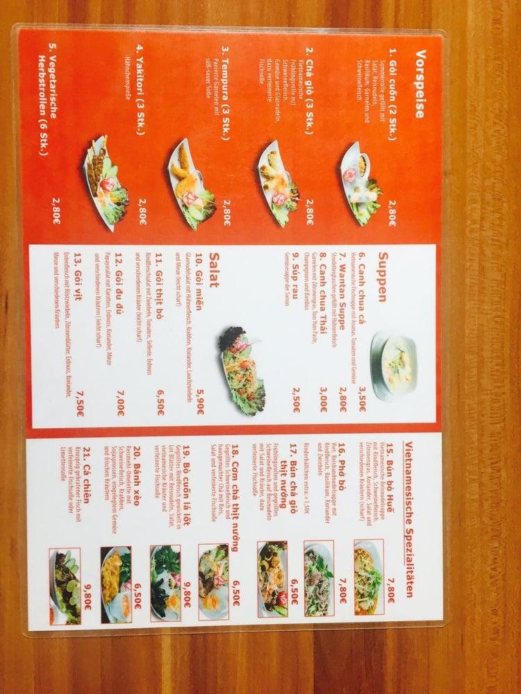 Speisekarte von Bun Bo restaurant, Frankfurt am Main