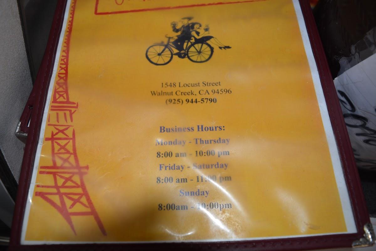 Menu at Crêpes Ooh La La restaurant, Walnut Creek