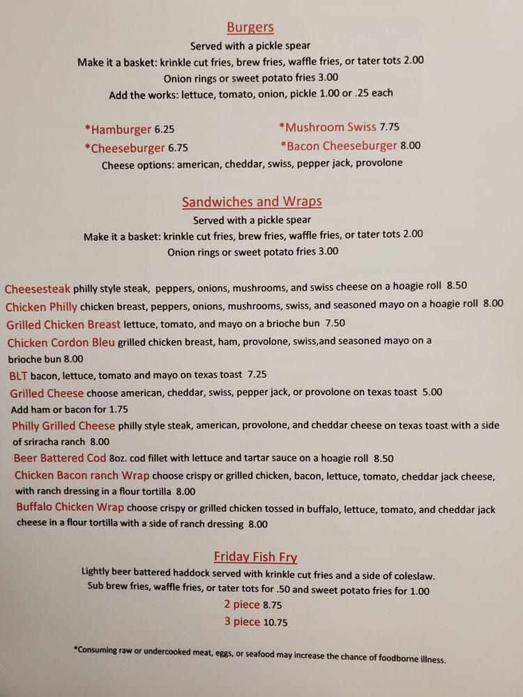 Menu at The Local Pub & Grill, Marathon City