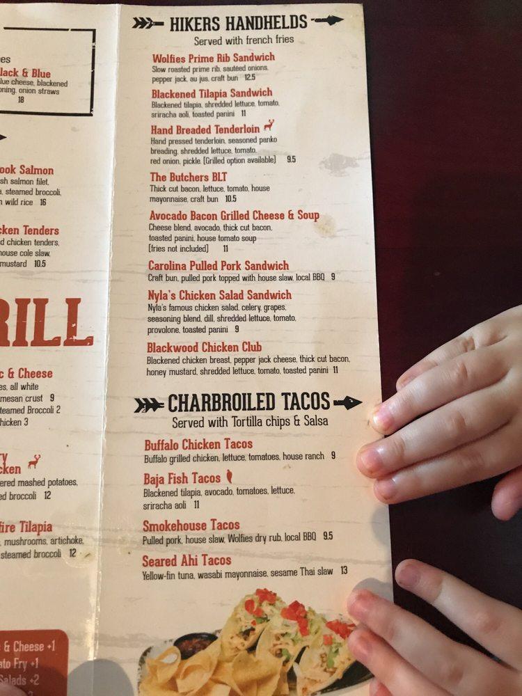 Menu at Wolfies Grill - Noblesville pub & bar, Noblesville