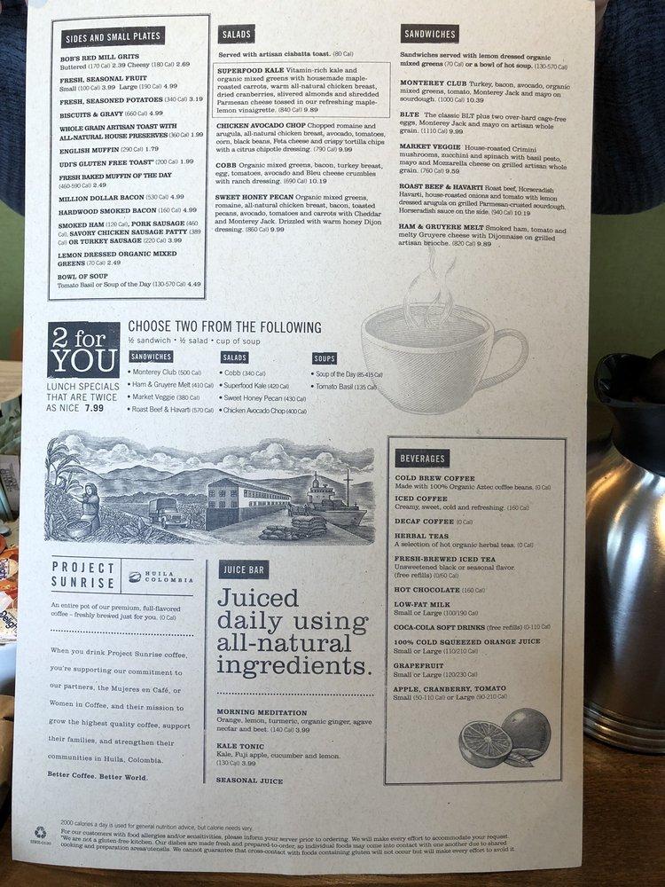 Menu at First Watch cafe, Denver, S Parker Rd Ste A
