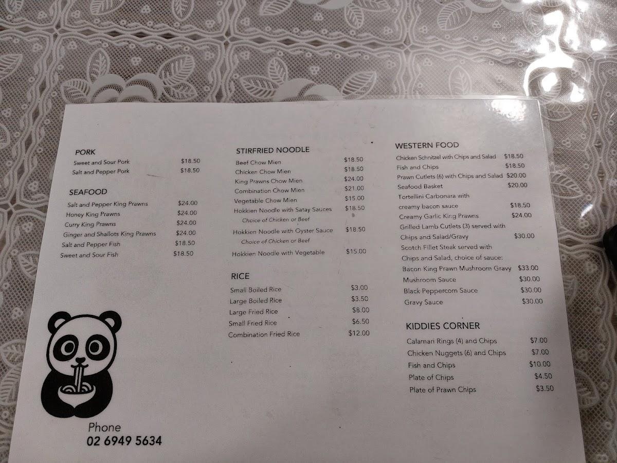 Menu at Happy Chilli Garden Talbingo restaurant, Talbingo