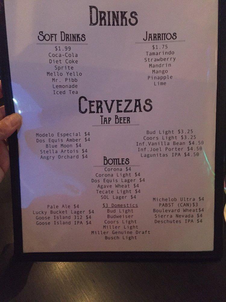 Menu at The Corner Kick Cantina - Sports Bar •Tacos•Tequila, Omaha