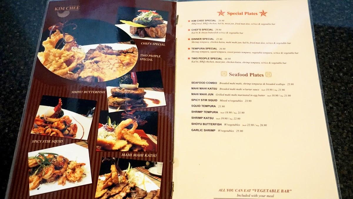 Menu at Enchanted Lake Kim Chee Restaurant, Kailua, Keolu Dr C4