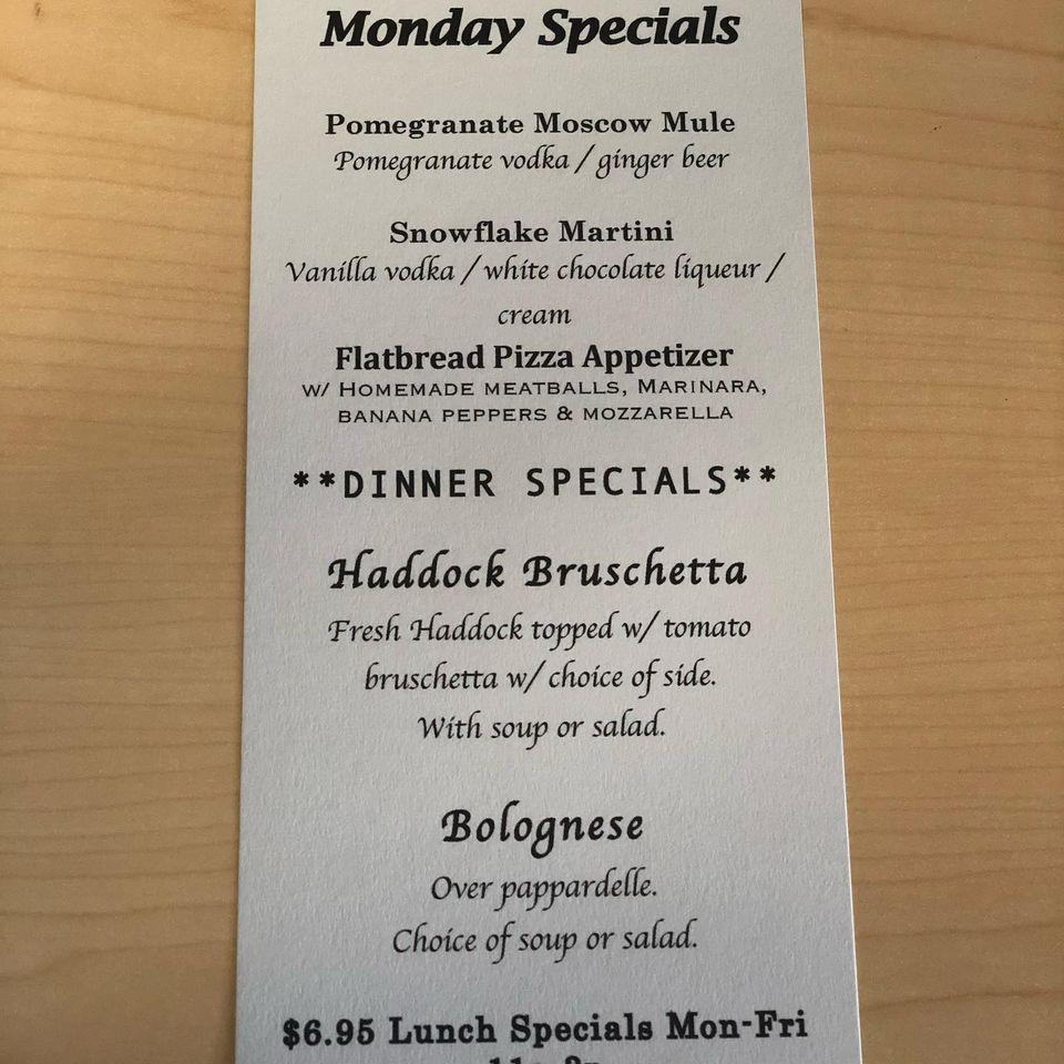 Menu at Lebro's Restaurant, Getzville