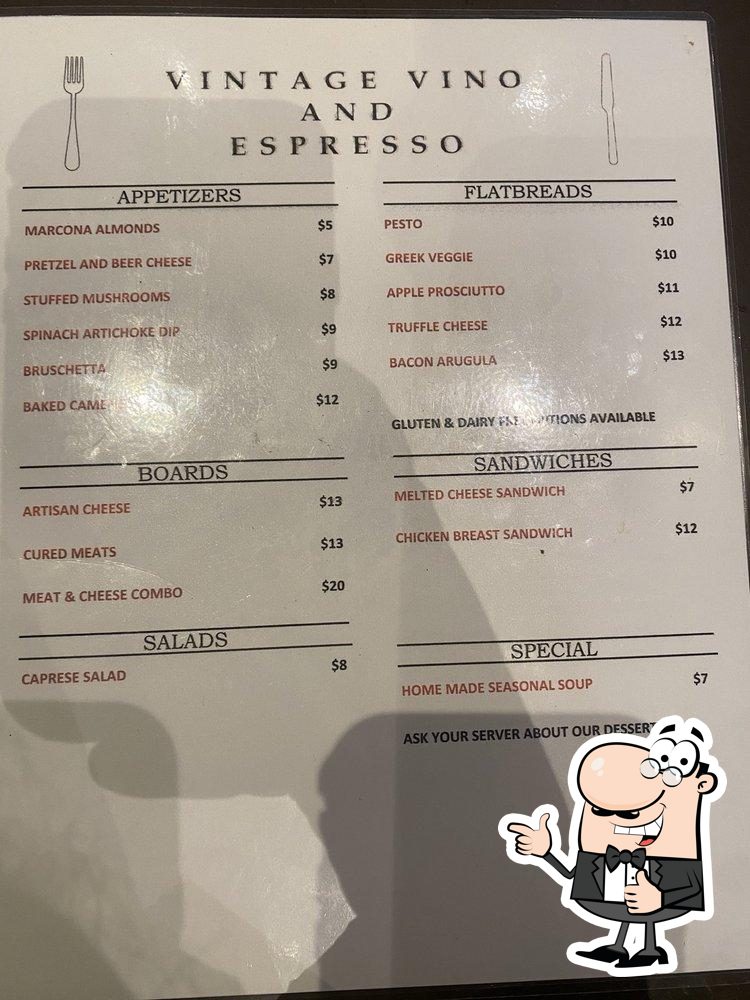 Vintage Vino & Espresso in Maple Valley - Restaurant menu and reviews