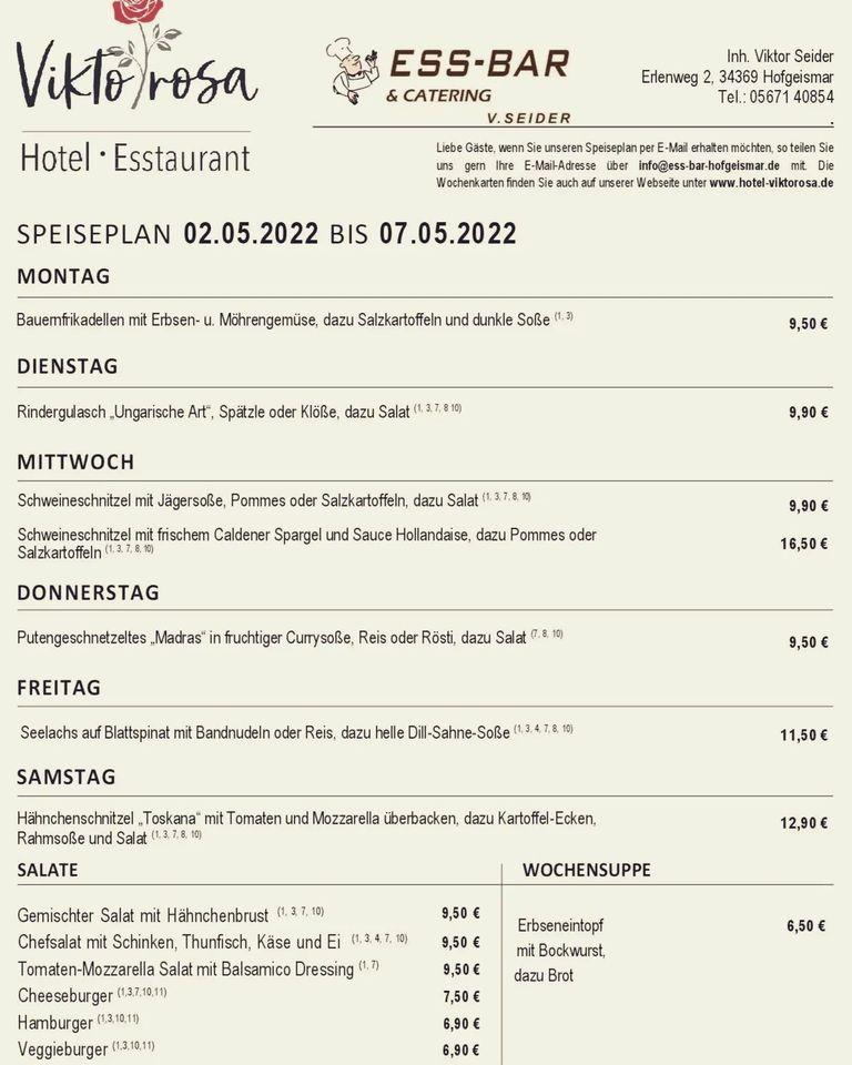 Essbar Hofgeismar Speiseplan , BBQ restaurant Ess-Bar at the Hotel ...