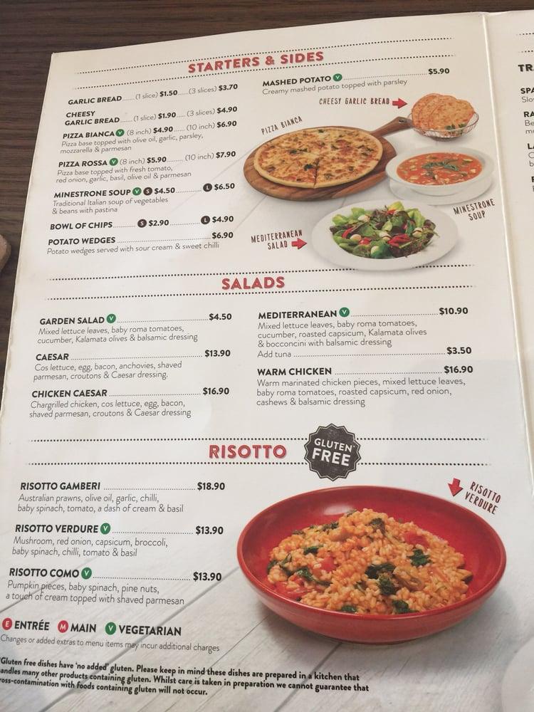 Menu at Fasta Pasta restaurant, Sefton Park