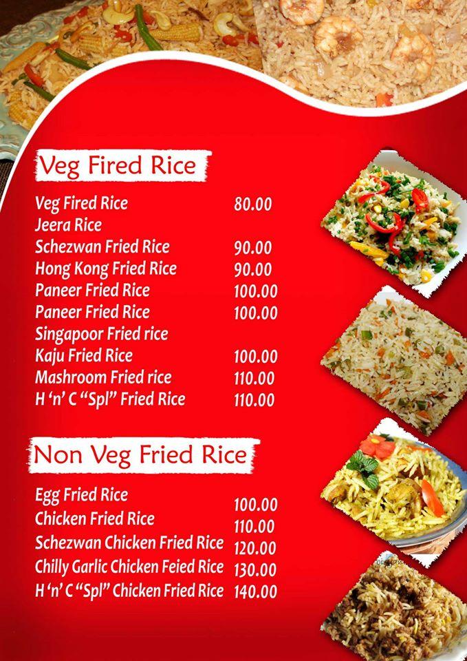Menu at RAJA RANI restaurant, Jangareddigudem, pratiba convent road