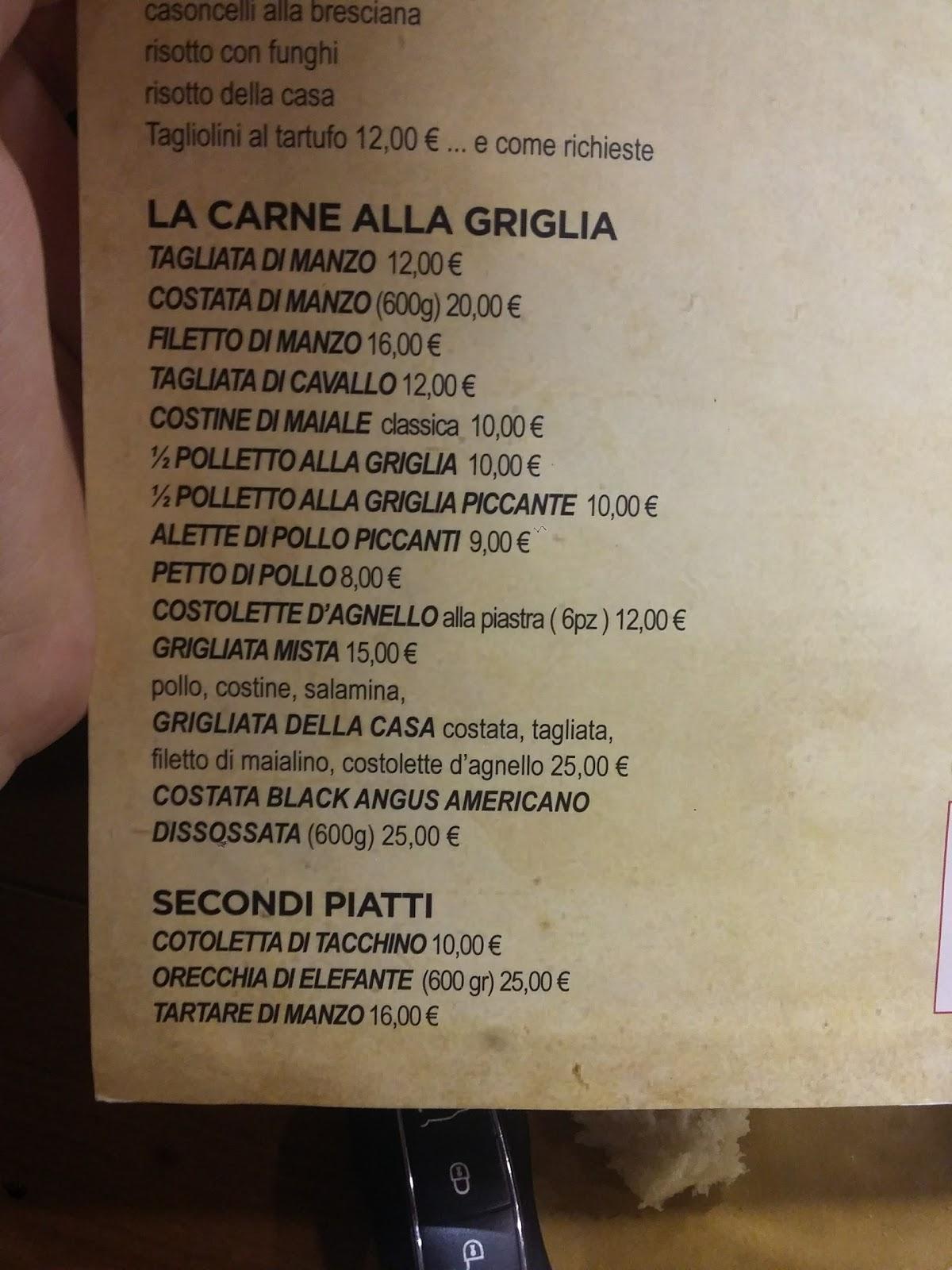 Menu da Bruno'S Restaurant - Mexi Steak House & Music, Adro