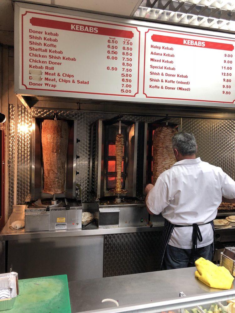 Menu at The Best Kebab (old Westham utd stadium) fast food, London, 762 ...