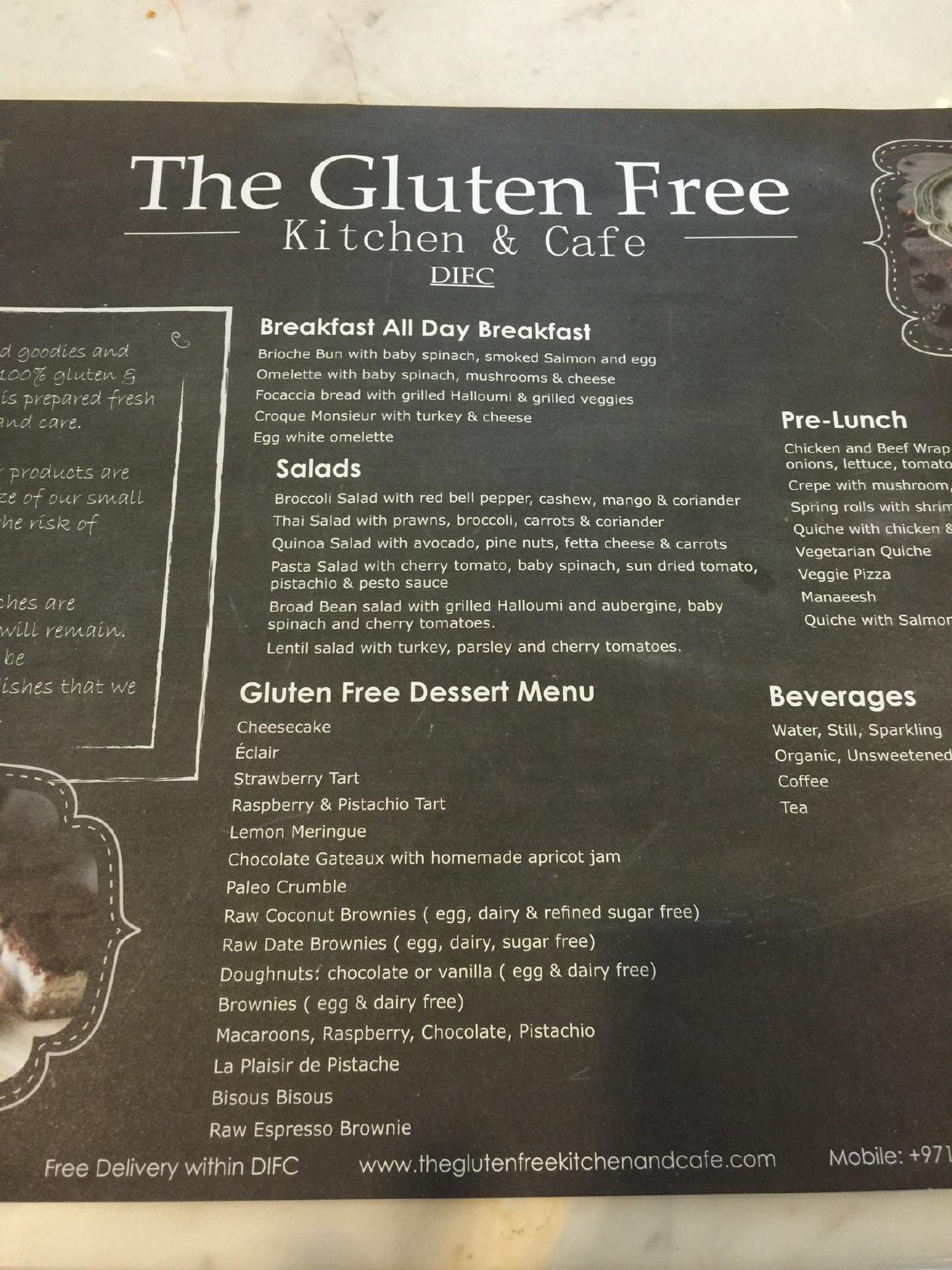 Menu at Sweet Connection cafe, Dubai, Level 2