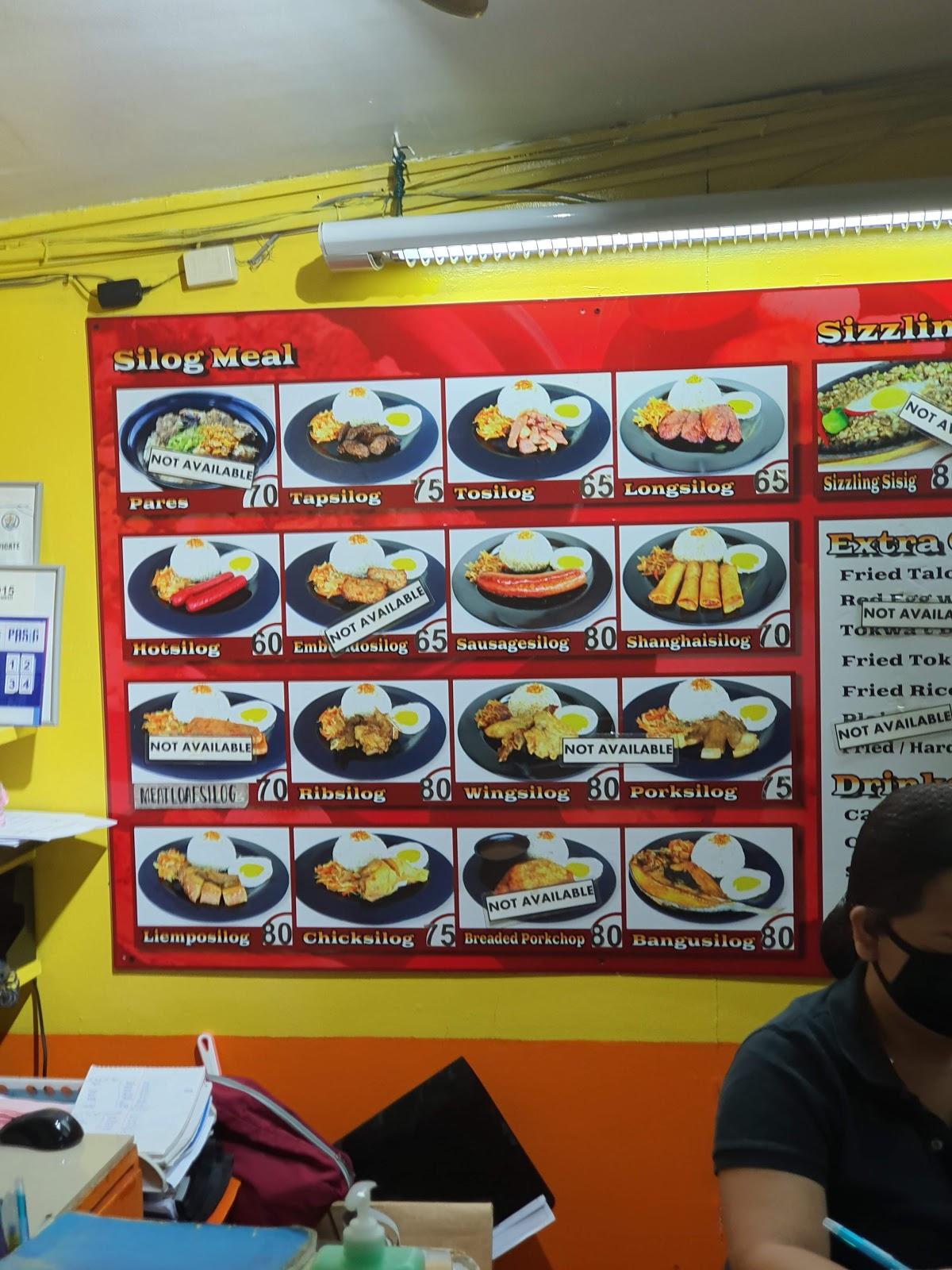 Menu at Jarret's restaurant, Pasig, Strata 100, Ruby Road Ortigas Center