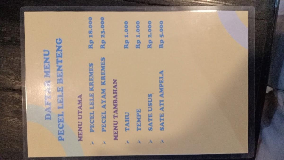 Menu at Kedai Kopi Bang Dek, Indonesia