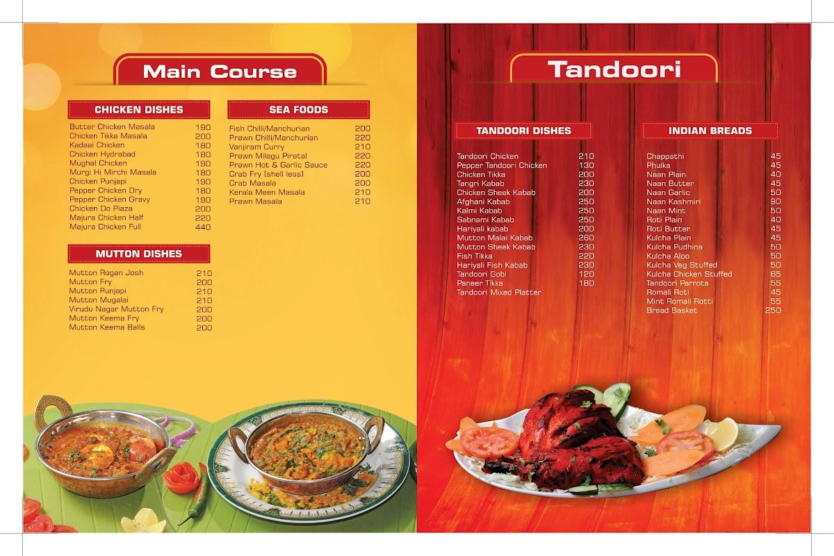 Menu at Arab Spice Restaurant, Tiruchirappalli, 5