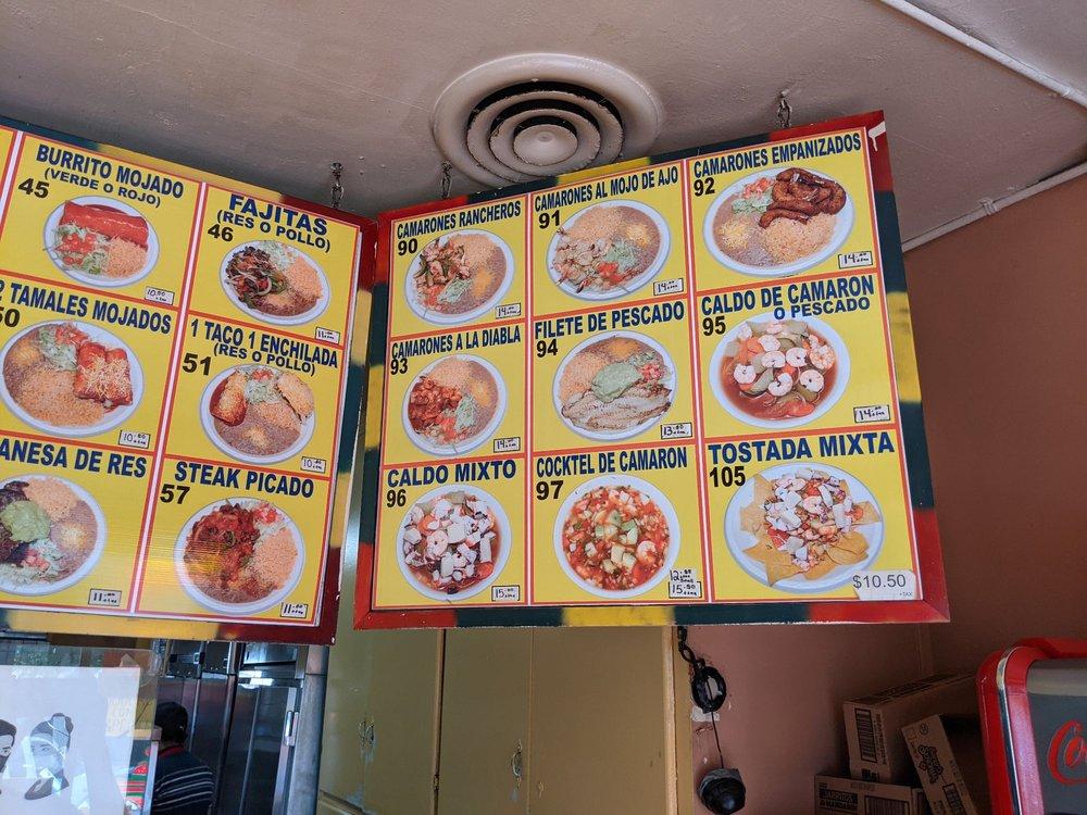 Menu at El Chilito Restaurant, Downey, Paramount Blvd