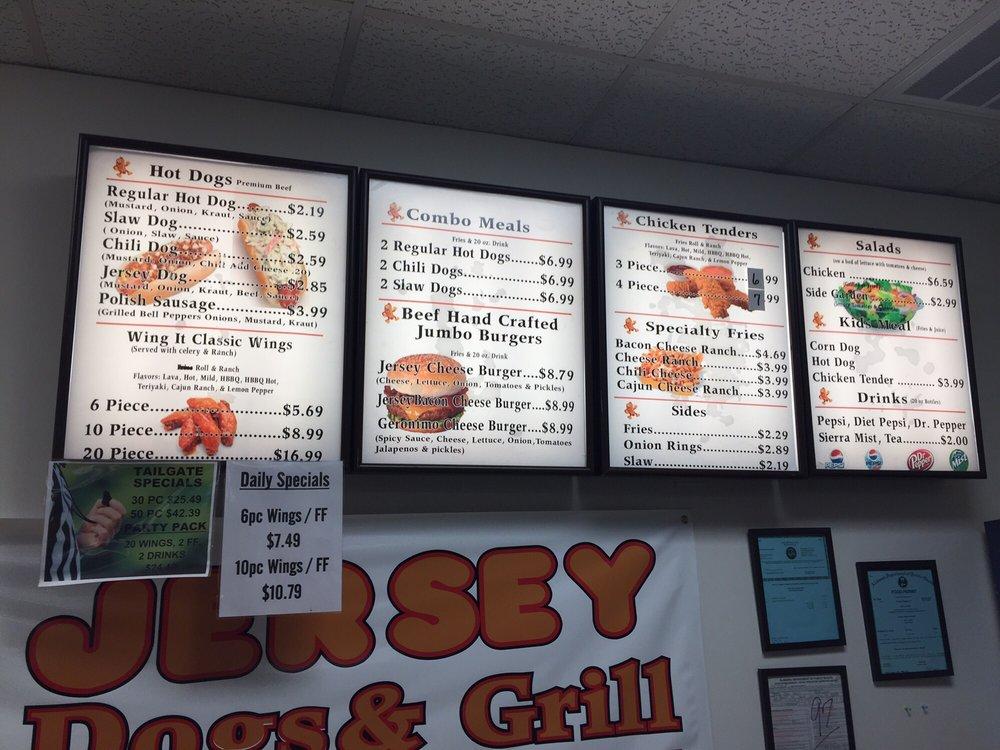 Menu at Wing-It, Pell City