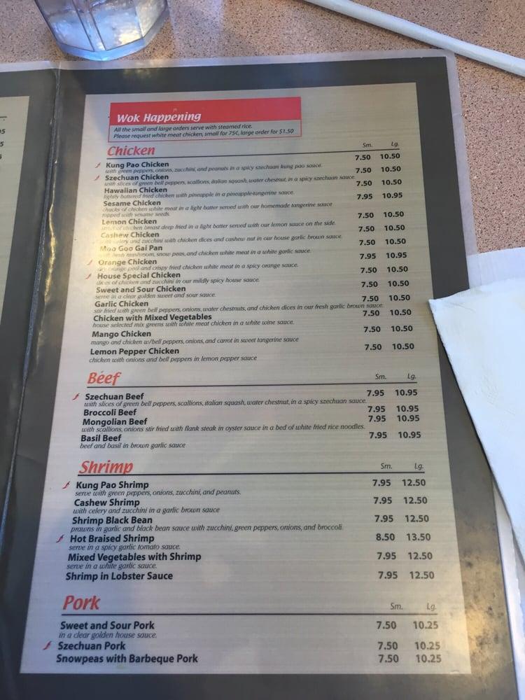 Menu at Frontier Wok Too restaurant, Burbank, W Olive Ave