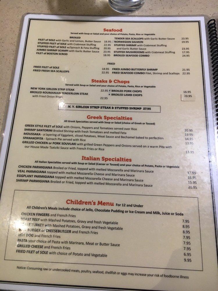 Menu at Central Diner & Grille restaurant, Pittsburgh