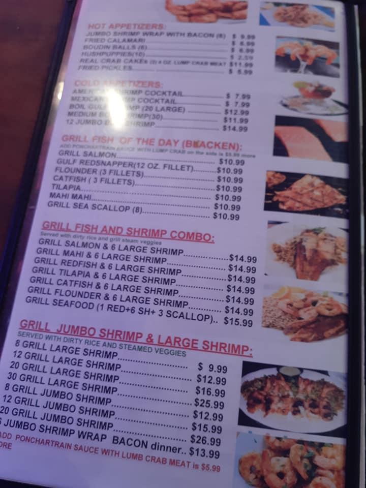 Menu at CK's Seafood Baytown (Baytown Seafood) restaurant, Baytown, N ...