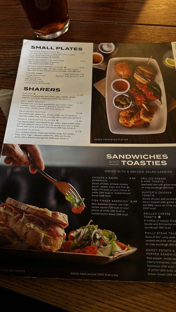 Menu at Silver Cross pub & bar, London, 33 Whitehall