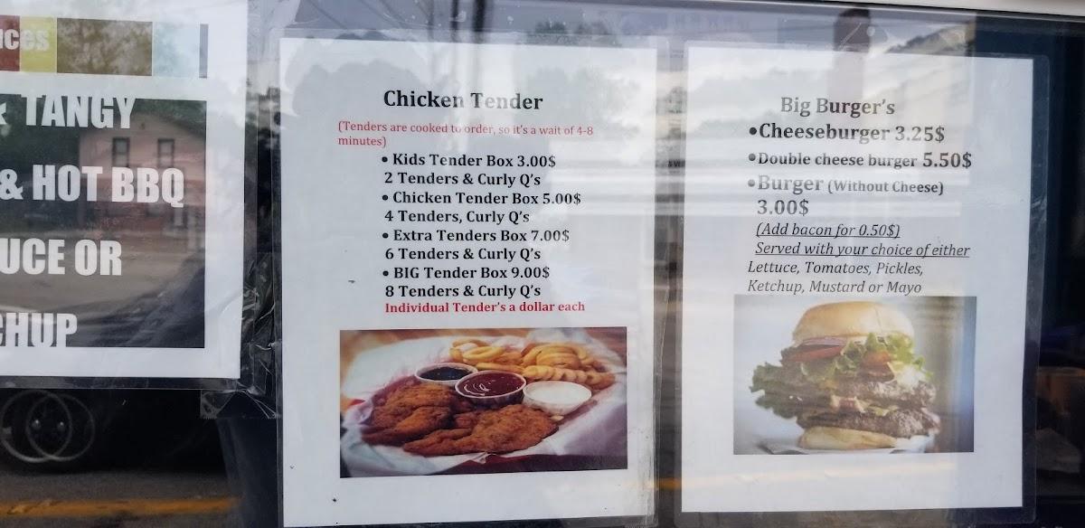 Menu at Holley's Bar B Q, Jacksonville