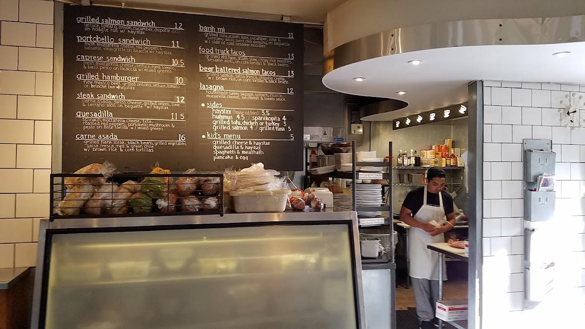 Menu at Counter Culture cafe, Santa Fe