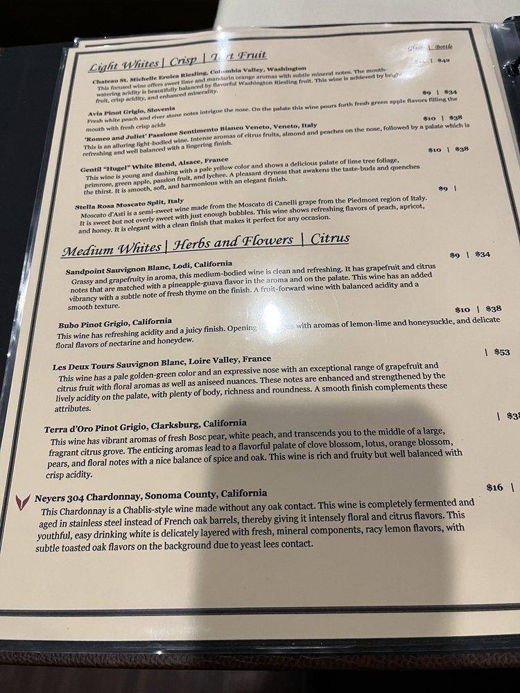 Menu at Graysons Steak and Seafood Restaurant, Newnan