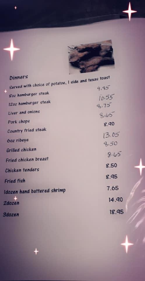 Menu at Crescent City Diner, Crescent City