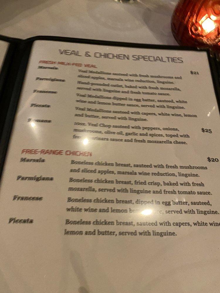 Menu at Enigma Bistro restaurant, Delray Beach