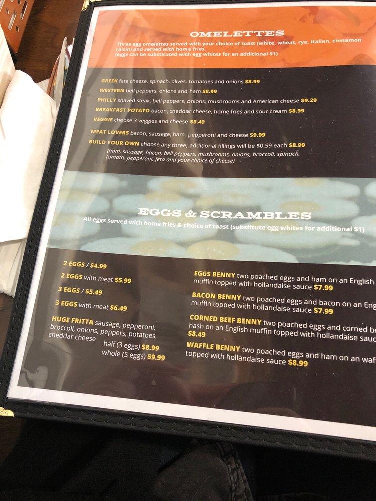 Menu at Second Chance Diner restaurant, Camillus