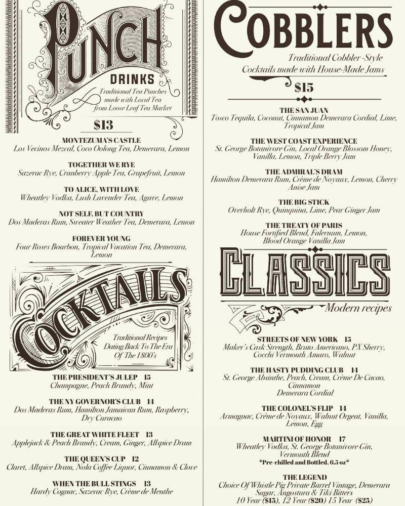 Menu at Rough Rider pub & bar, Phoenix