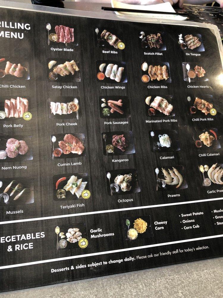 Menu at TK Something BBQ Restaurant, Canley Vale