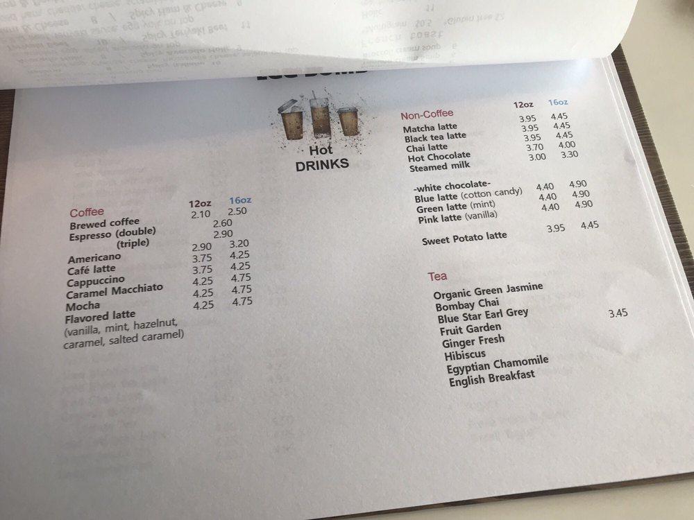 Menu at EGG BOMB cafe, Langley Township