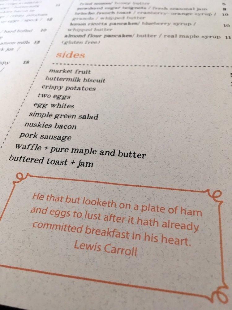 Menu at Provisions pub & bar, Salt Lake City, S 2300 E