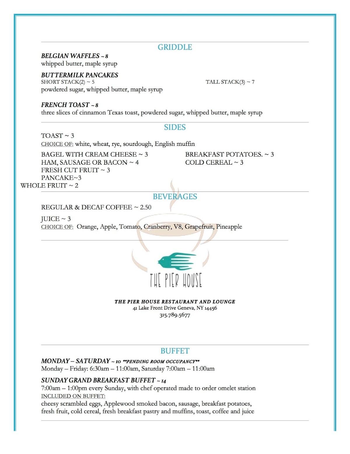 Menu at F2T Kitchen pub & bar, Geneva