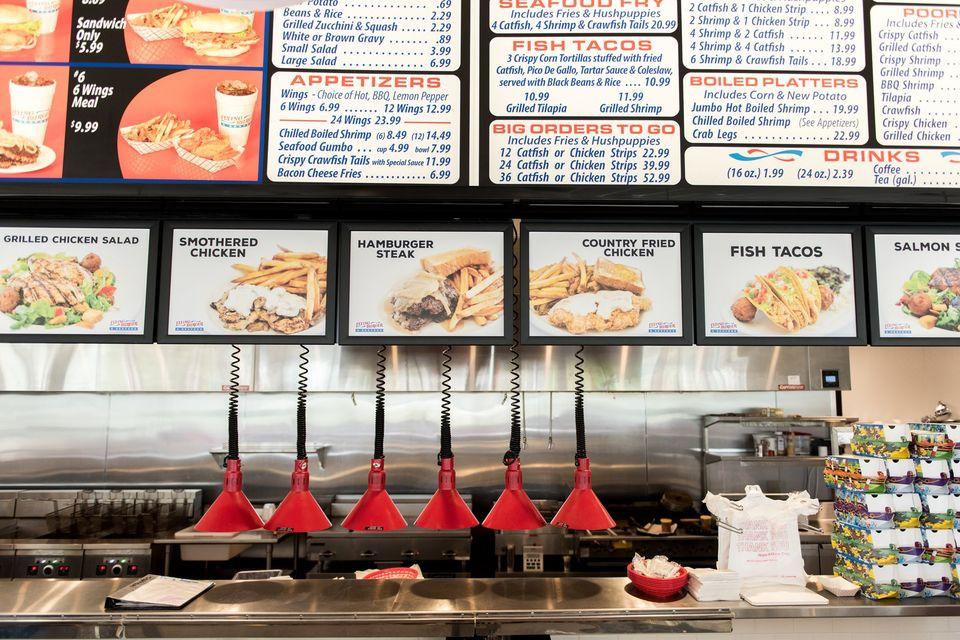 Menu at Flying Burger & Seafood restaurant, Longview