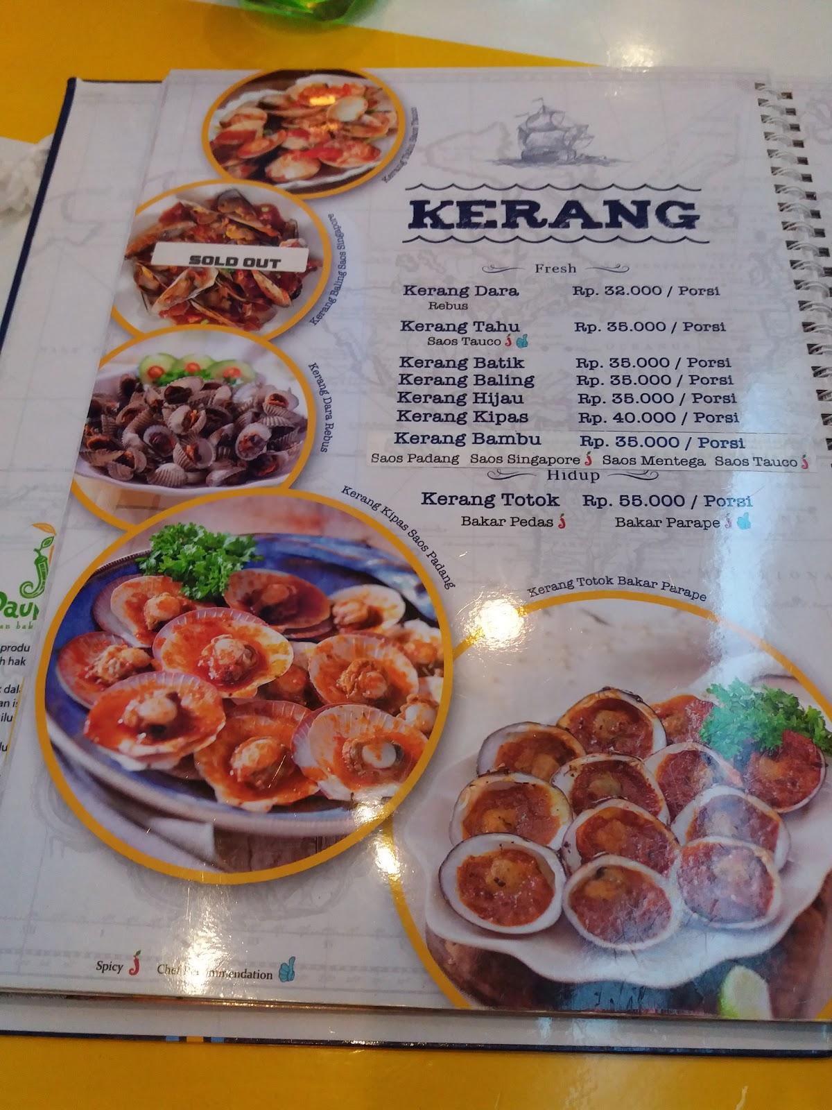 Menu at Daun Lada restaurant, Sidoarjo, Lippo Plaza Sidoarjo