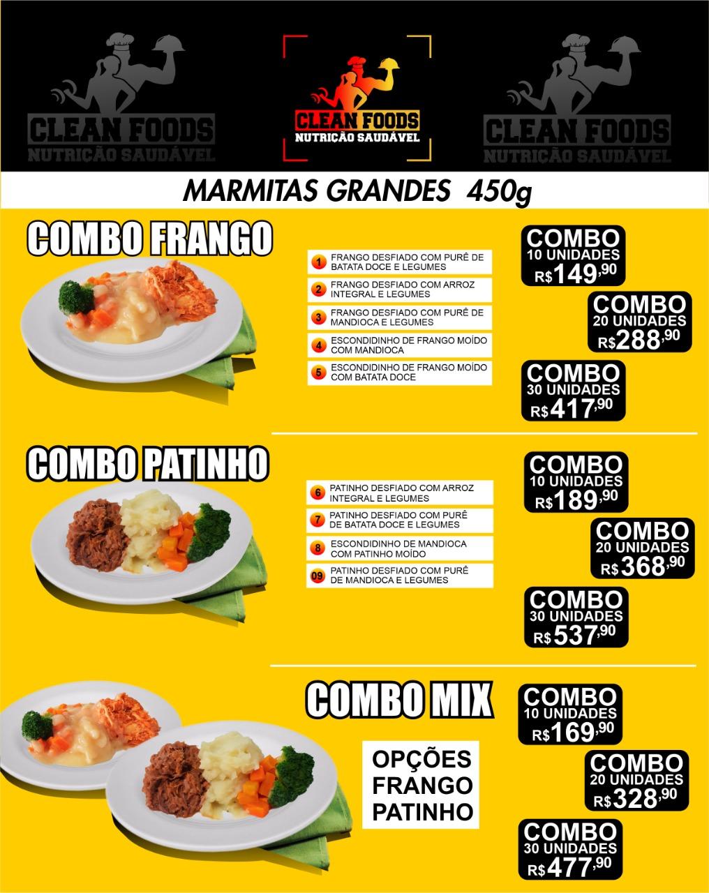 Carta de Clean Foods Gramado, Gramado