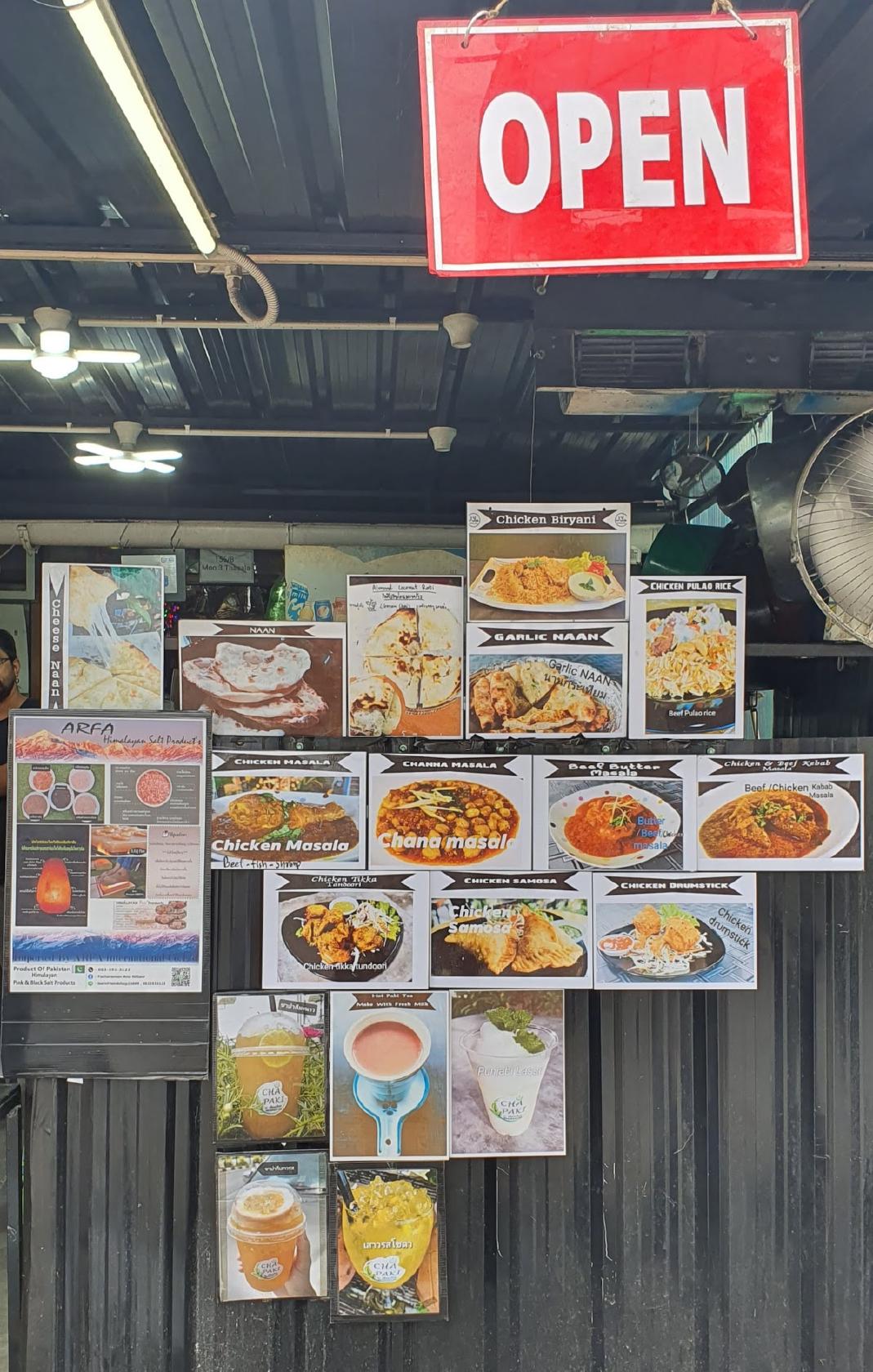Menu at ROTI NAAN PAKISTANI RESTAURANT, Tha Sala