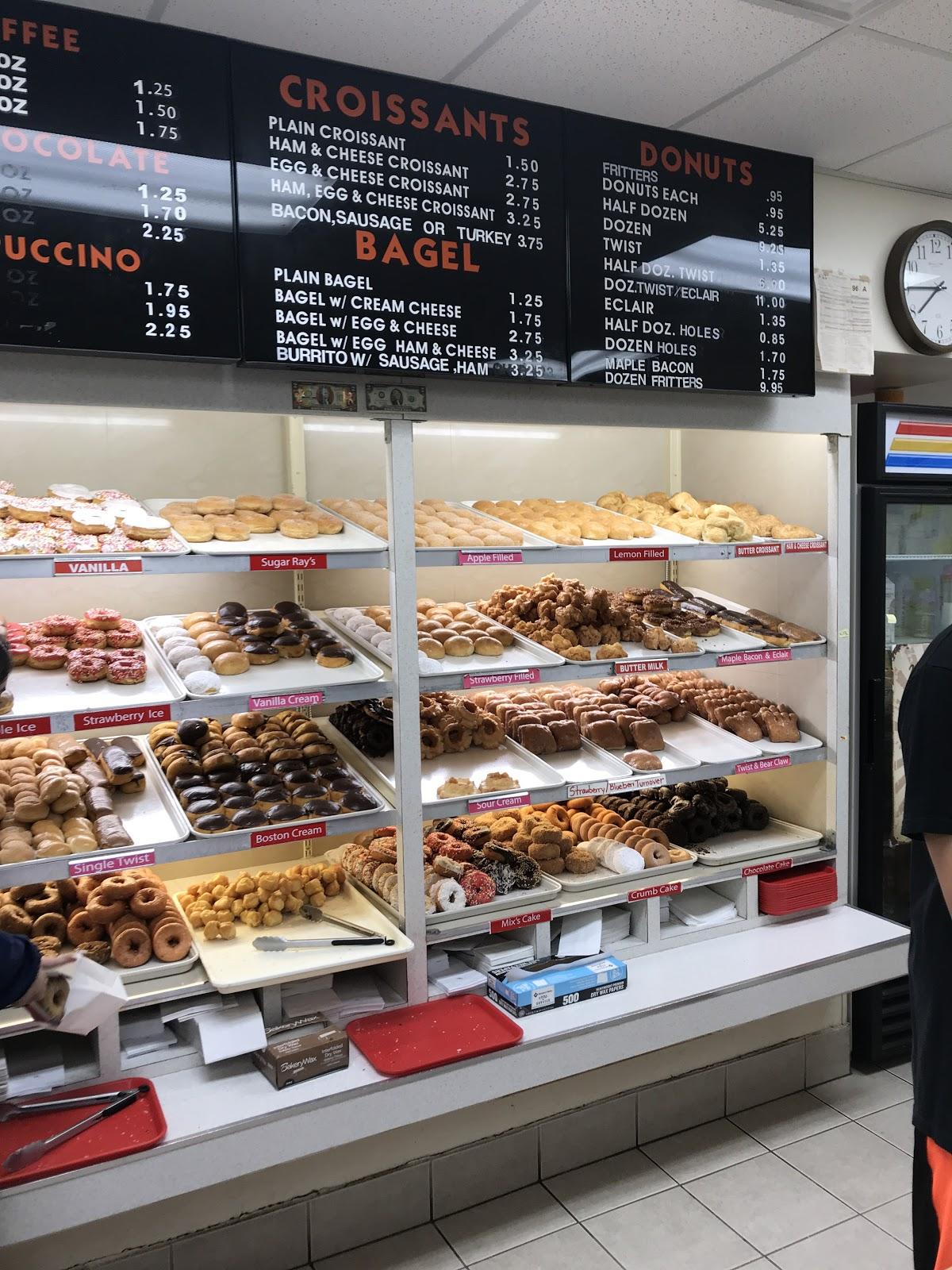Menu at Ray's Donut Shop, Woodstock